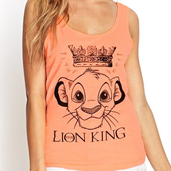 Disney | Tops | Lion King Simba Crown Tank | Poshmark